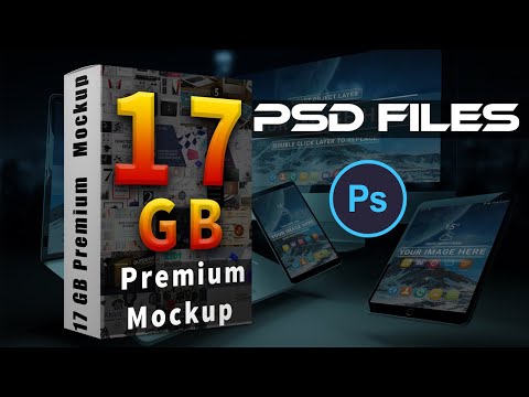 17 GB Mockup Files Download In PSD Files |English| |Photoshop Tutorial|