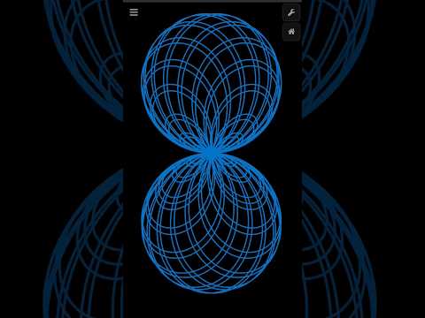 Desmos Colliding #algebra #desmos #mathématiques #math #animation #graphics #orb#sphere #polar