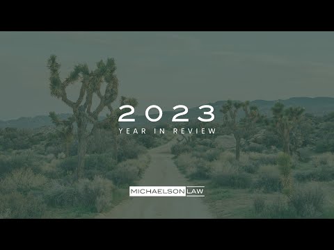 2023 Year in Review | Michaelson Law