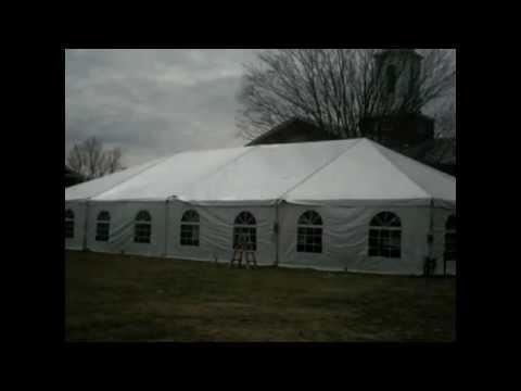 40' x 80' Frame Tent Installation