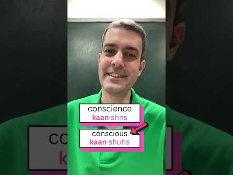 CONSCIENCE vs CONSCIOUS - What's the DIFFERENCE?