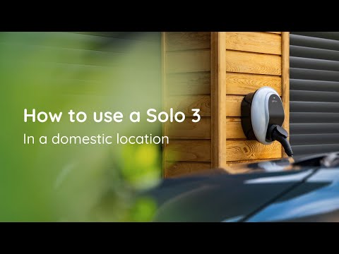 How to use your Solo 3 home charger