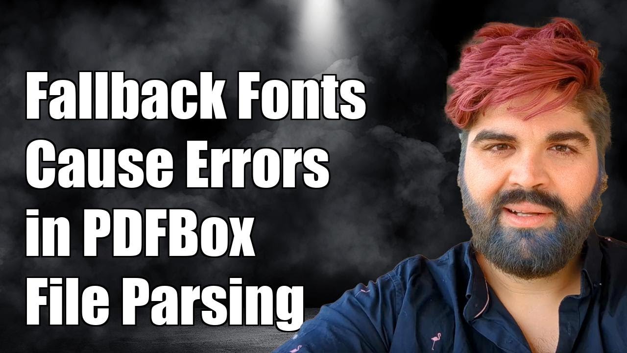 Can Fallback Fonts Cause Errors in PDFBox File Content Parsing?