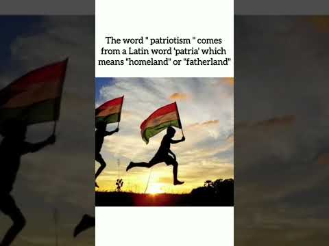 what does patriotism mean ? Factify