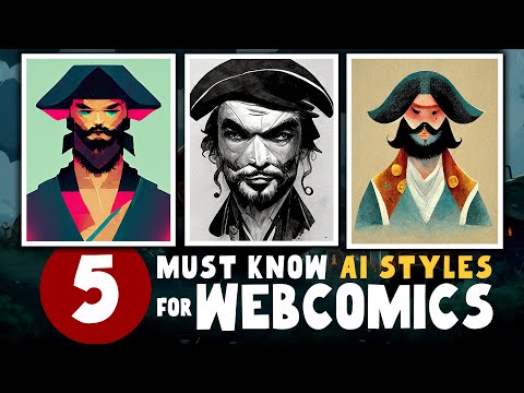 5 Must know AI Styles for Webcomics - Midjourney