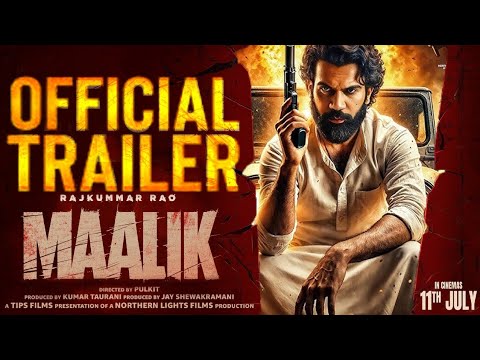 Malik movie Official Trailer || Rajkumar Rao upcoming movie || Bollywood ||