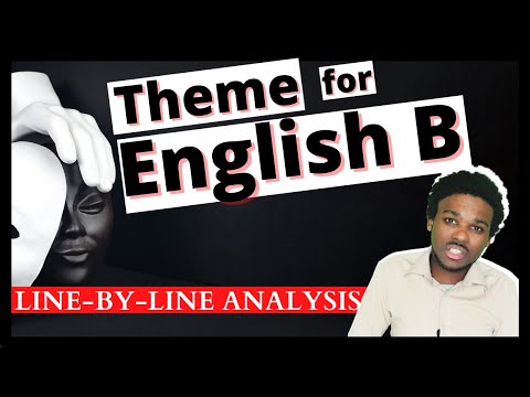 Analysis of Theme for English B || CSEC ENGLISH B POETRY LESSON