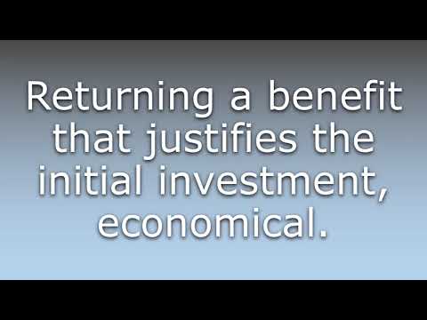 What does Cost-effective mean?