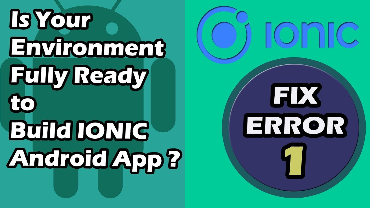 Guideline to Fix- Environment Variable Related Error || Ionic Framework Bangla Tutorial
