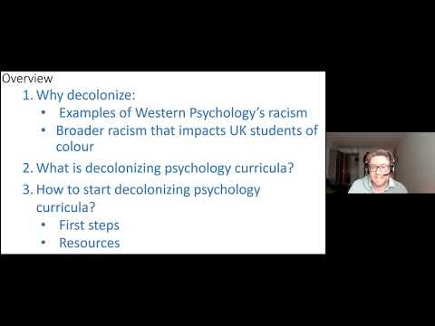 Decolonizing Psychology Curricula: Why, what and how?