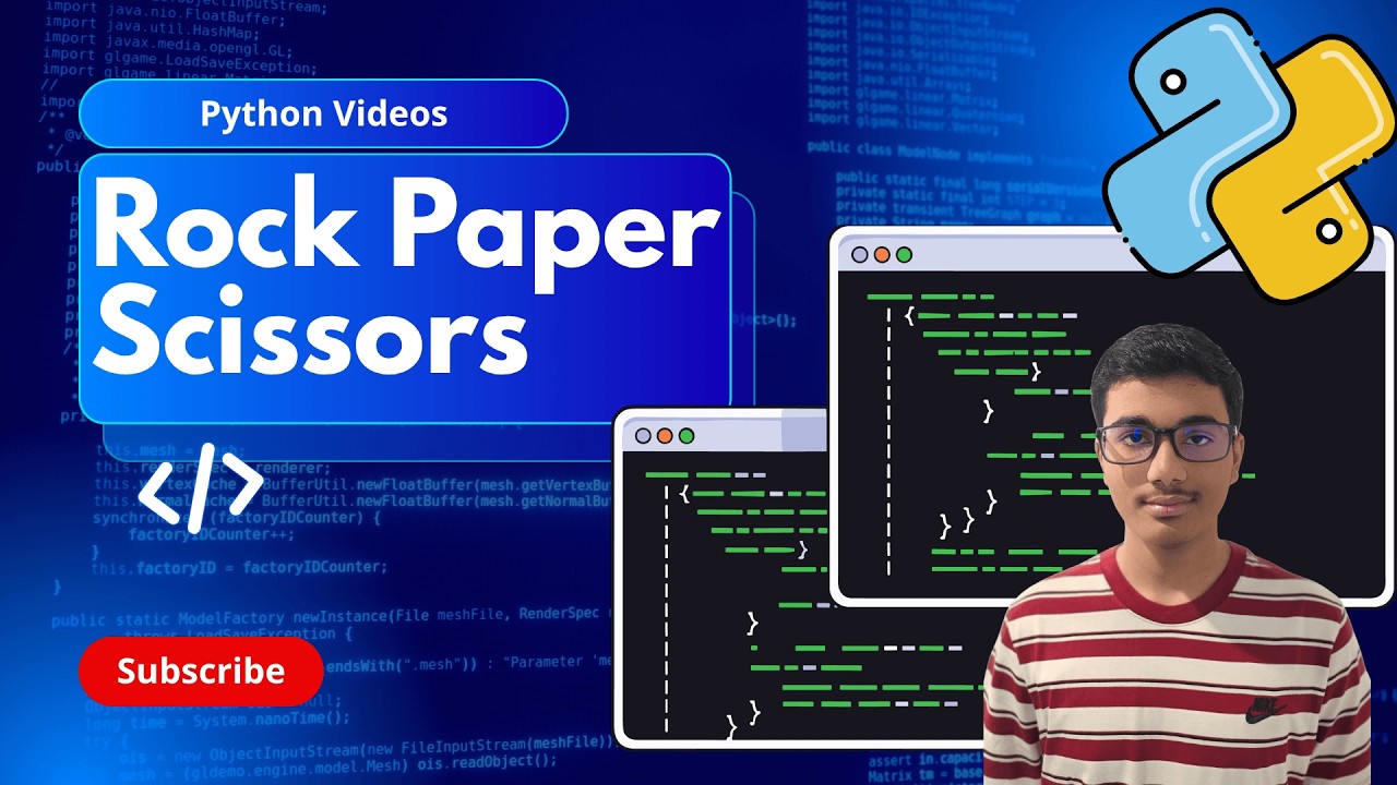 AI Learns Your Moves 🤯 | Python Rock Paper Scissors Game with Prediction