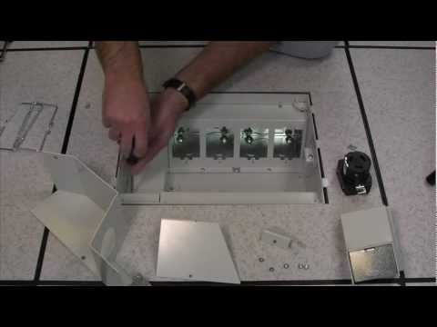 Wiremold: How to Install 50A Adapter into the Evolution Floor Box