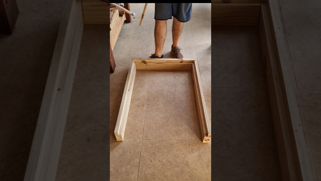 mini attic door frame