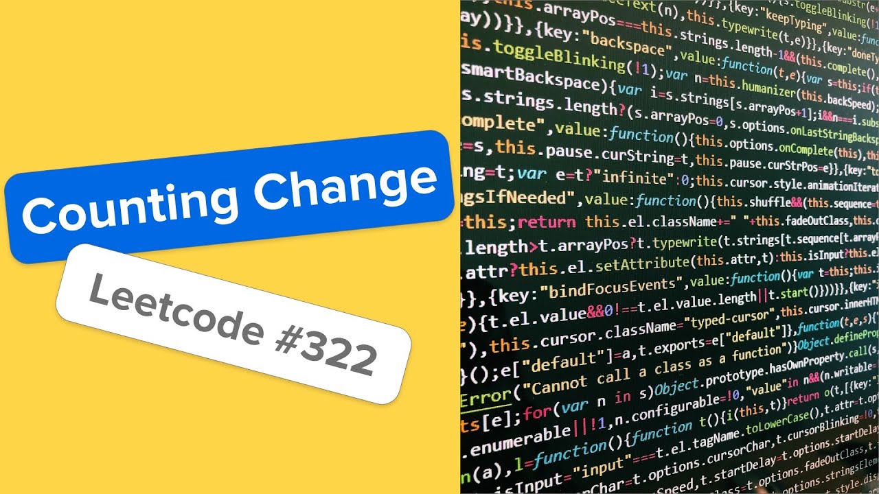 Dynamic Programming: Counting Change #interviewprep #csfundamentals #coding #python