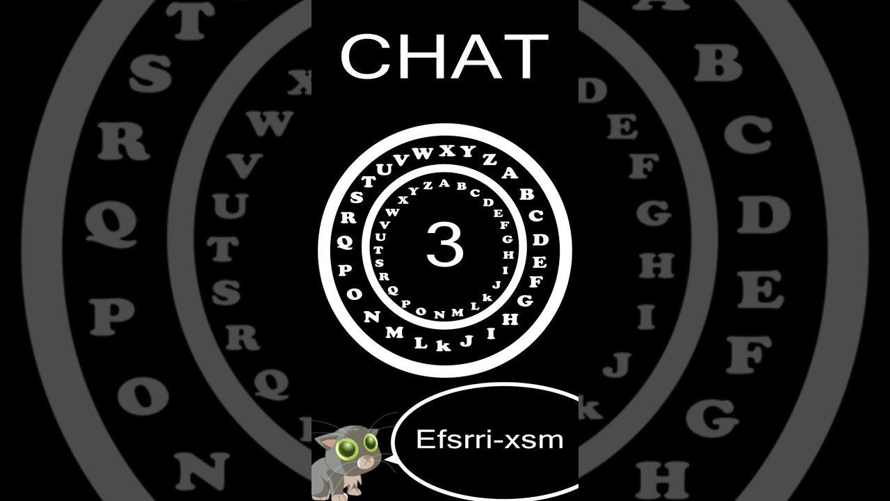 Comment Cacher Vos Messages avec le Code de César ?  #science #physique