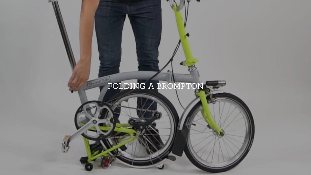 Folding a Brompton