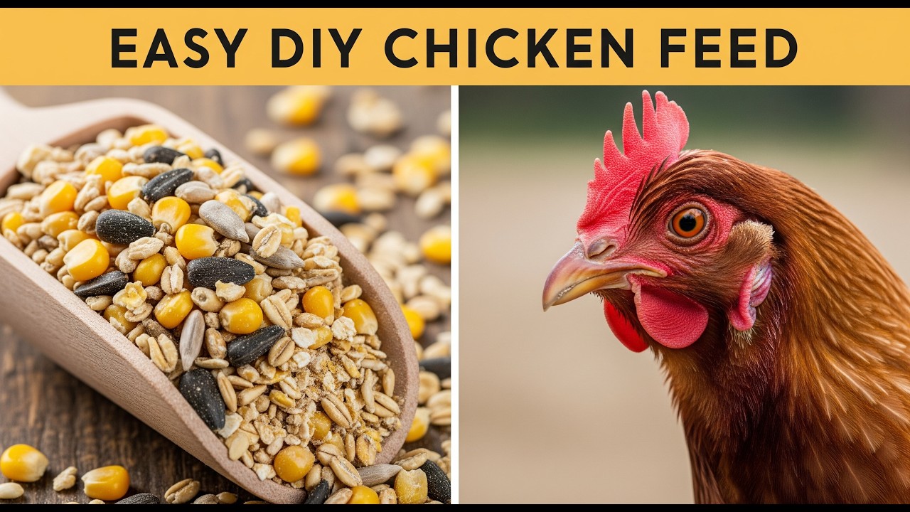 The ONLY Chicken Feed Recipe You'll Ever Need (Easy All-in-One Mix)