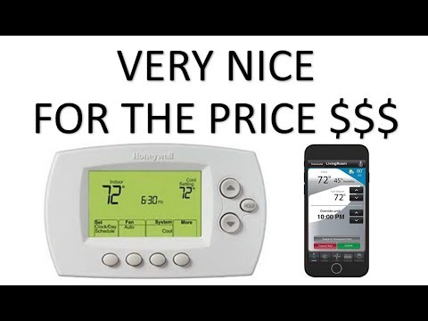 How To Install The Honeywell Smart Thermostat Home Wi Fi Programmable Series RTH6500WF or RTH6580WF