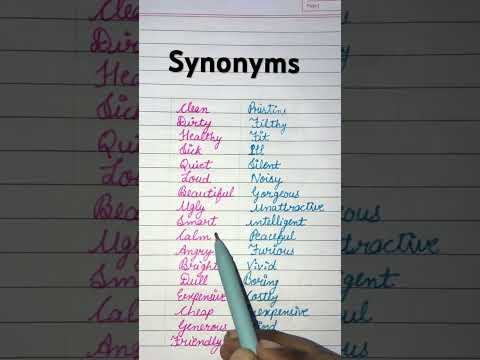 #synonyms #learnenglish #englishlanguage #education