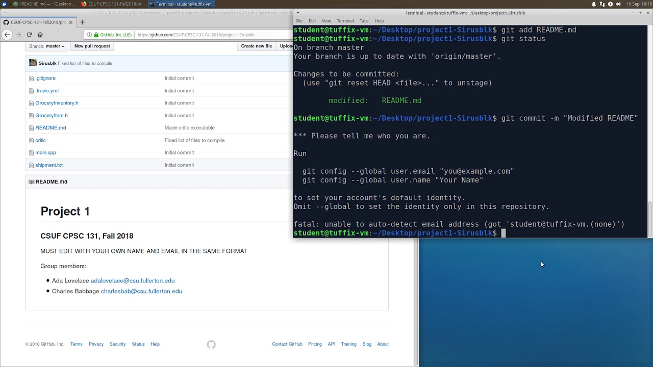 Using Git and Github