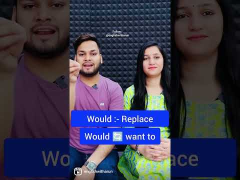 USE OF “WOULD” #englishwitharun #englishgrammar #spokenenglish