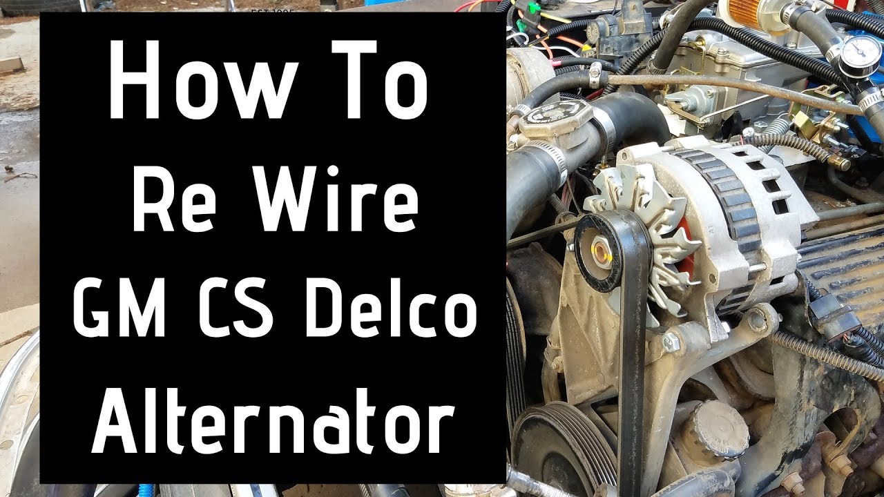 Alternator wiring gm