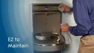 Elkay LZSTL8WSLK - EZH2O Bottle Filler w/ Versatile Bi-Level ADA Cooler ...