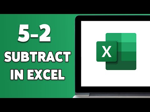 How To Subtract In Excel 2024 | Excel Minus Formula [Beginners Tutorial / Easy Excel formulas]
