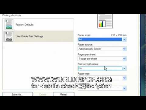 How to print on both sides of paper, tutorial, user guide step by step