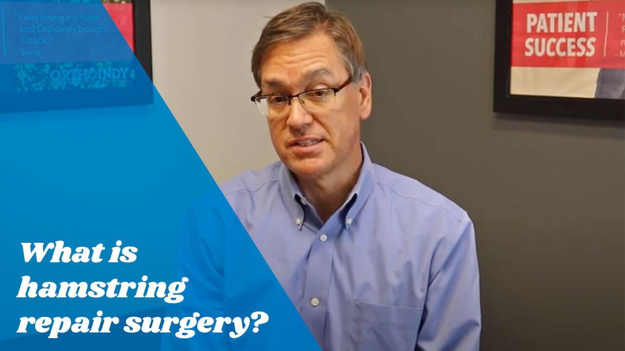 What is hamstring repair surgery?
