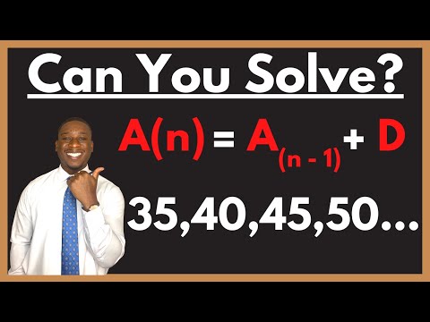 Arithmetic Sequences: How to use the Recursive Formula