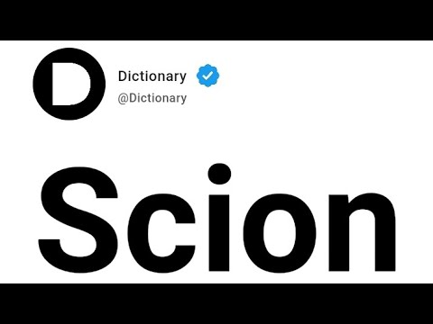 Scion Meaning In English