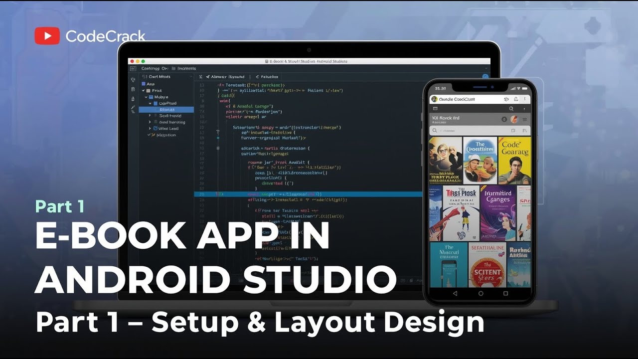 How to Make an Android E-Book App (Part-1)  | Step-by-Step Tutorial for Beginners 2025