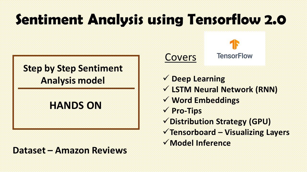 Sentiment Analysis Model from Scratch using Tensorflow