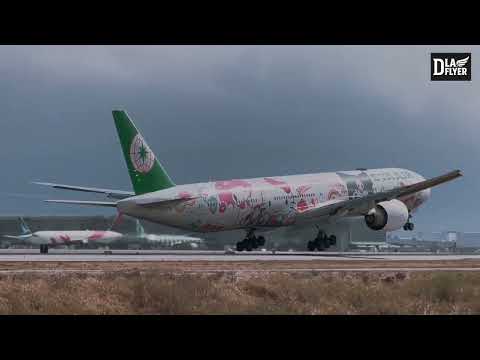 EVA Air (Sanrio Characters Livery) Boeing 777 - 36N(ER) 🇹🇼 TPE to LAX 🇺🇸