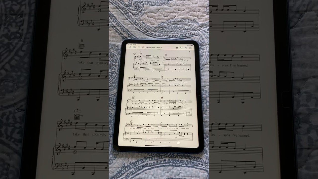Scanning Music on my iPad 🎶 🎶 🎶