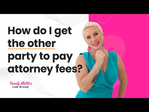 How to Get the Other Party to Pay Attorney Fees || Florida Family Law #floridafamilylaw