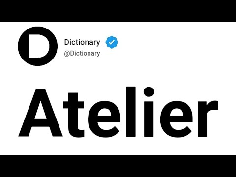 Atelier Meaning In English