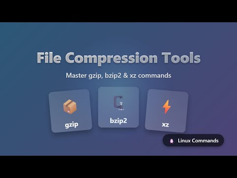 Linux File Compression: gzip, bzip2, & xz Explained!