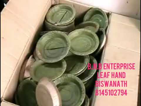 Banana Leaf Plate Making Machine - Kela Patta plate making machine ...