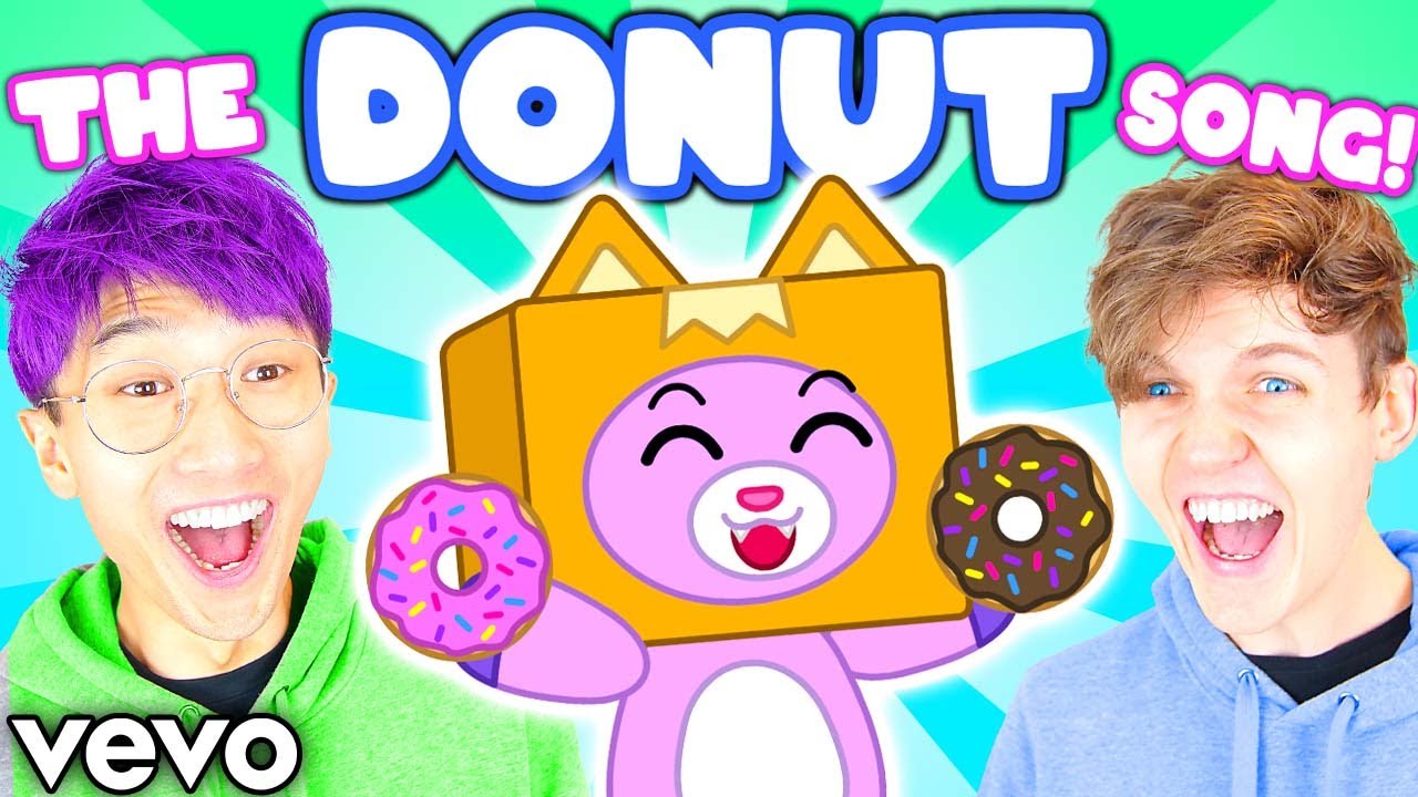THE DONUT SONG! 🎵 (Official LankyBox Music Video!)