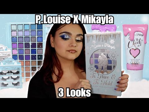 P.LOUISE X MIKAYLA TO HAVE & TO HOLD IN CASE YOU GET COLD PALETTE 3 LOOKS