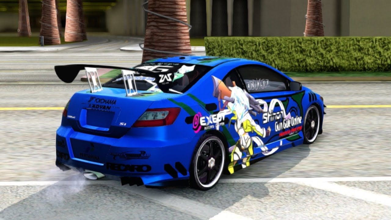 Honda Civic SI Juiced Tuned Shinon Itasha - GTA: SA