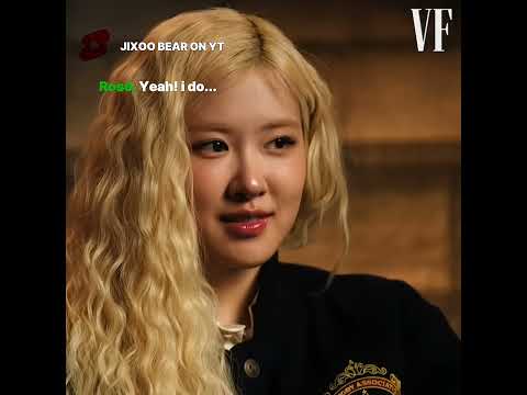 Rosé and her favourite fan account 😵 #blackpink#rosé#shorts
