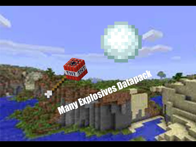 Many Explosives Datapack 1.17-1.20.X (Explosive Bow and Explosive Snowballs) Minecraft Data Pack