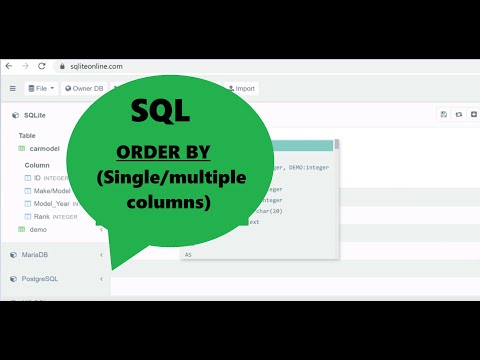 10. Multiple columns in the ORDER BY clause (SQL Programming)