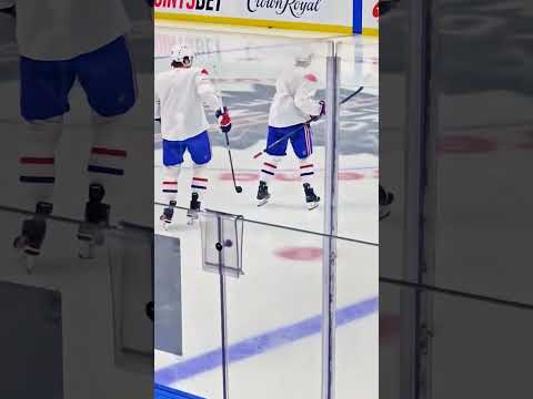 IVAN DEMIDOV ON THE ICE FOR THE FIRST TIME WITH THE CANADIENS 😱
