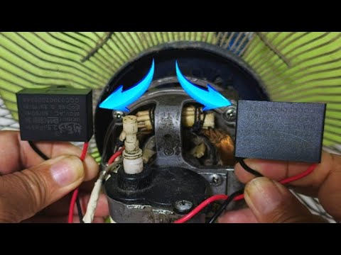 Speed Up Electric Fan By Increasing Capacitor Value