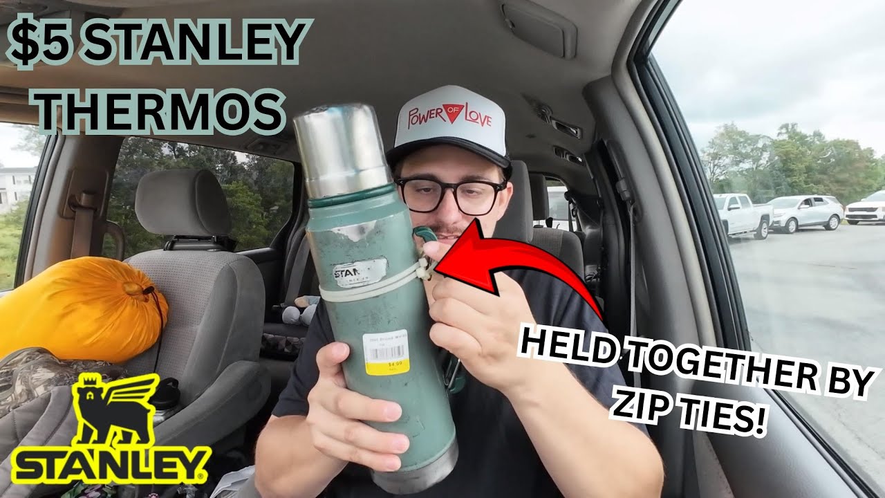 Stanley Tumbler Thermos Found at the Thrift Store!