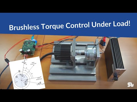 Brushless Motor Torque Control under Load with Hysteresis Brake - FOC based